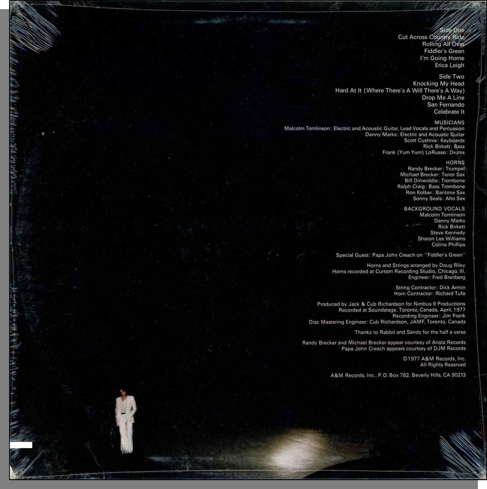 Malcolm Tomlinson - Coming Outta Nowhere - New 1977 A&M LP Record! | eBay