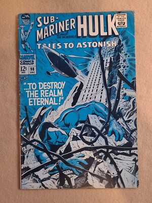 Tales To Astonish #98 Hulk, Namor the Sub-Mariner, 1st Lord Seth | eBay