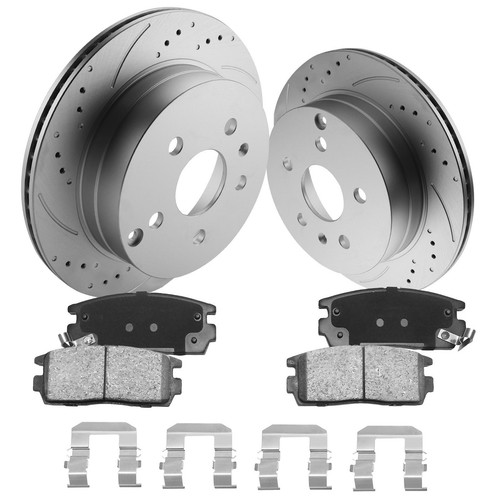 303mm Vented Rear Disc Brake Rotors Brake Pads for Chevrolet Equinox ...