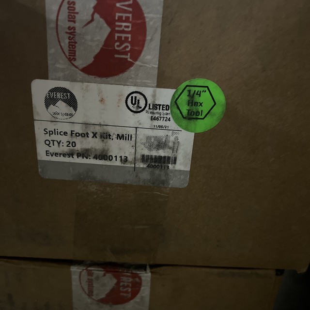 (20-Pk) Everest Splice Foot XL Kit 4000113 for sale online | eBay