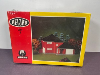 Heljan Red House With Garage AH8 HO Scale Train Building Plastic Model ...
