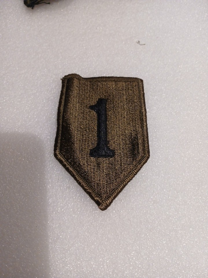 Patch Armee us 1ST INFANTRY DIVISION BIG RED ONE KAKI original | eBay