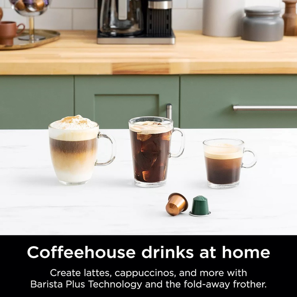 Ninja Expresso & Coffee Barista System Grounds & Nespresso Capsules | eBay