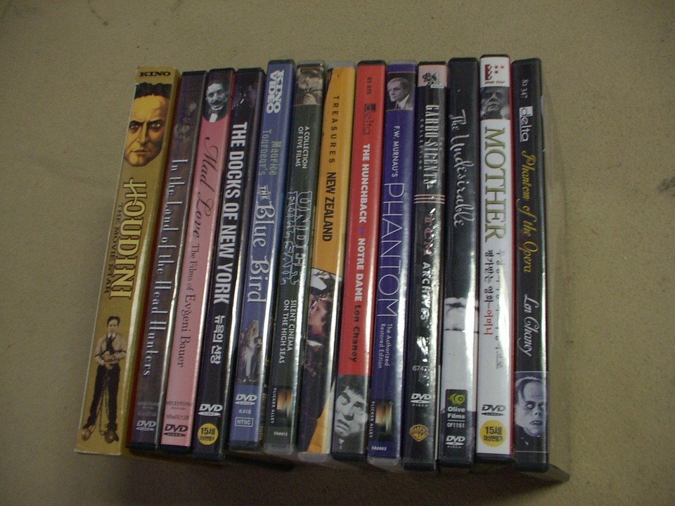 Silent Movie Classic Films, lot of 13 DVD movies and sets | eBay