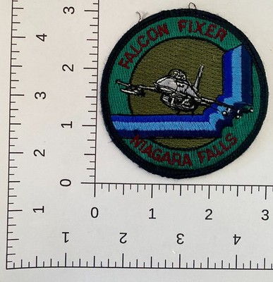 USAF 107th Fighter Wing Patch Falcon Fixer Niagara Falls Military ...
