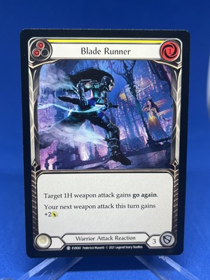 Blade Runner Yellow Everfest 1st edition Flesh And Blood FAB Card | eBay