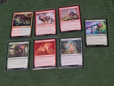 MTG Dinosaur x7 Scytheclaw Raptor/Raging Regisaur/Colossal Dreadmaw | eBay