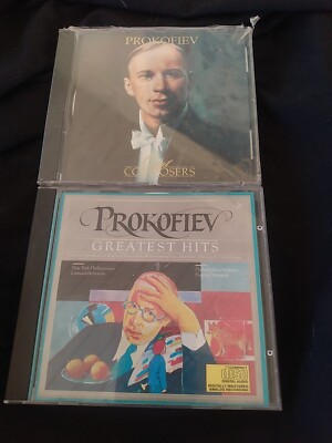 PROKOFIEV 2 CD LOT: Time/Life(New Sealed) +Greatest Hits( RESTORED LIKE ...
