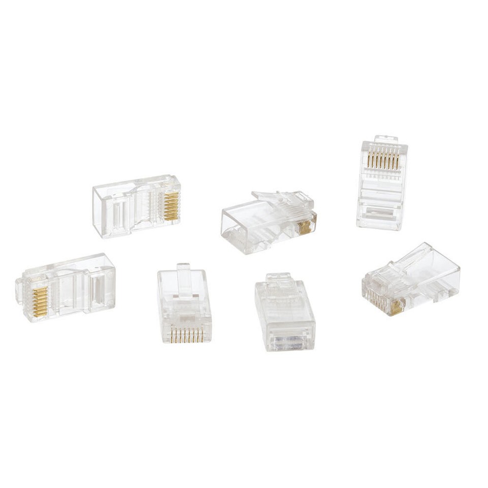 100PCS RJ45 Modular Plugs for Cat6 Ethernet Cable Connector Cat 6 8P8C ...