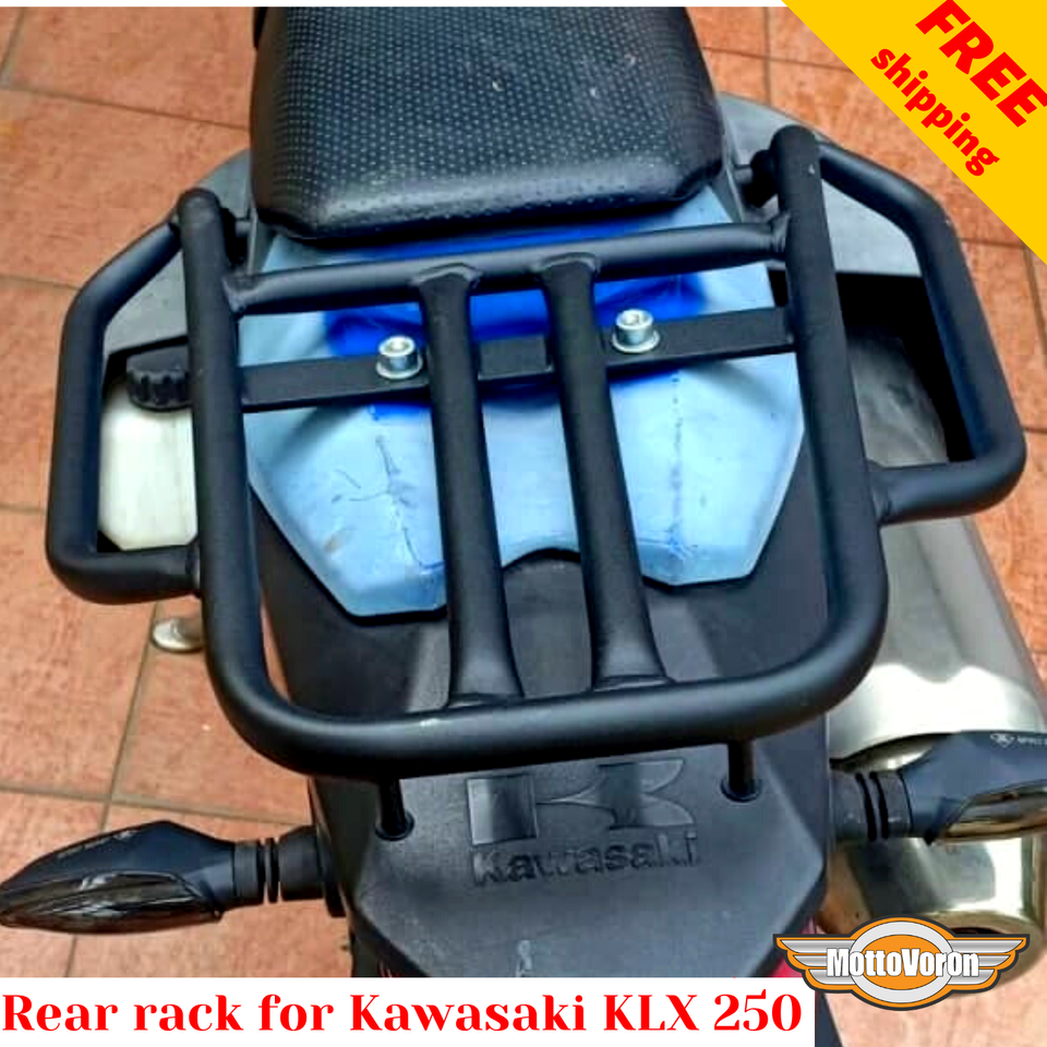 For Kawasaki KLX250 rear rack KLX250S rear luggage rack KLX 250 SF D ...