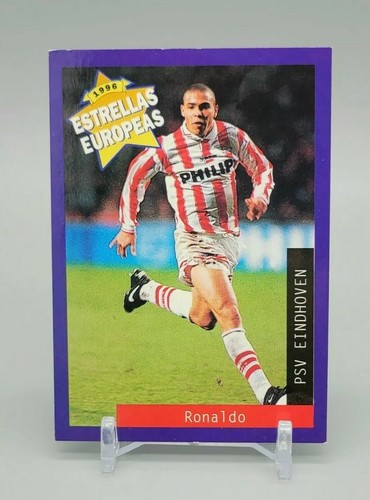1996 Panini Estrellas Europeas Ronaldo Nazario #80 PSV Eindhoven R9 ...