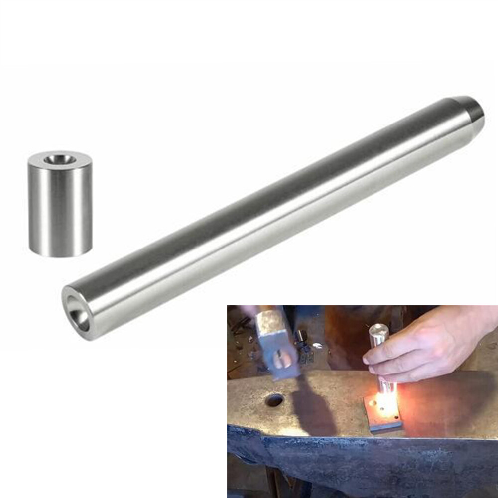 Blacksmith Rivet Doming Heading Bucking Tool Kit 1/4" Shaft 1/2" Head 5 ...