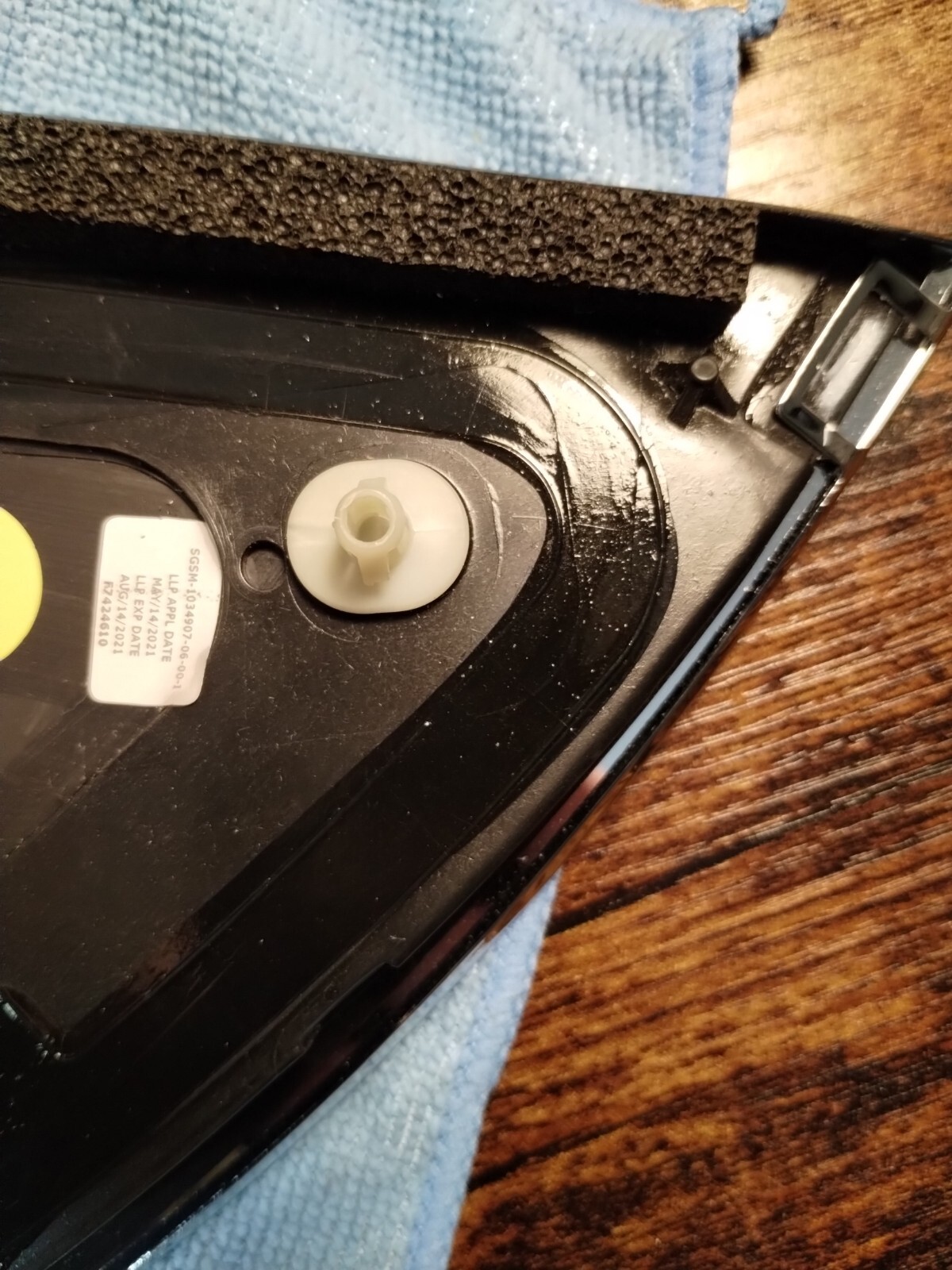 Tesla Model X Rear Window Quarter Glass Right Genuine 1034907-00-I for ...