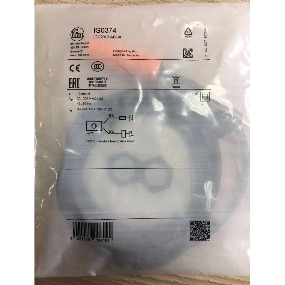 1PS New For IFM IG0374 Inductive sensor Free Shipping | eBay