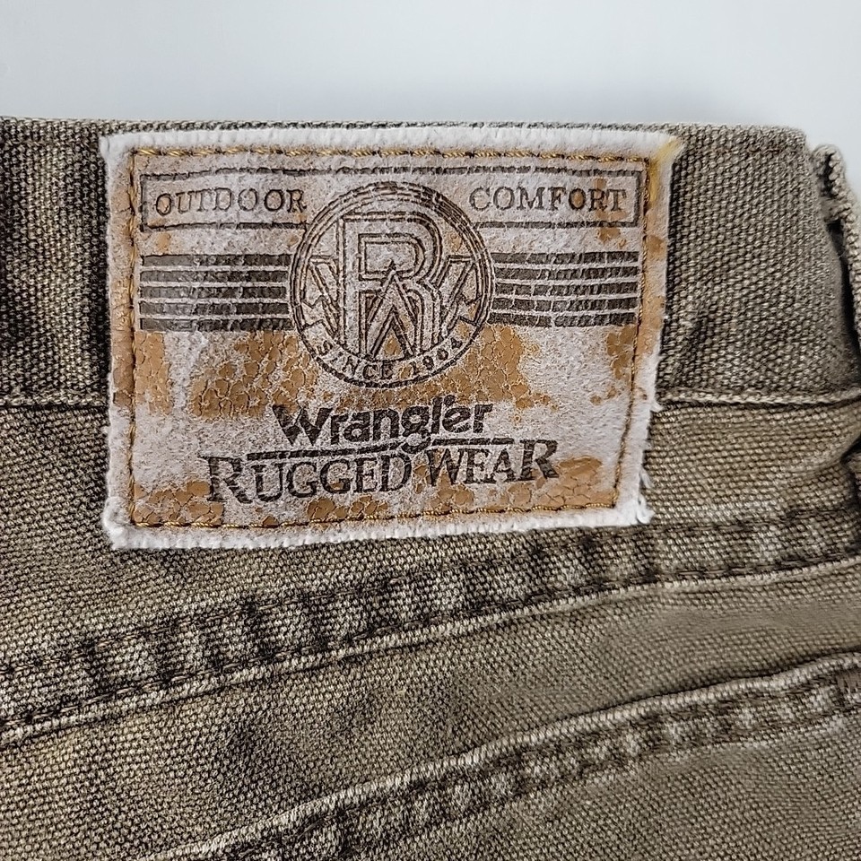 Vintage Wrangler Rugged Wear Tan Brush Field Pants 33145NB Made in USA ...