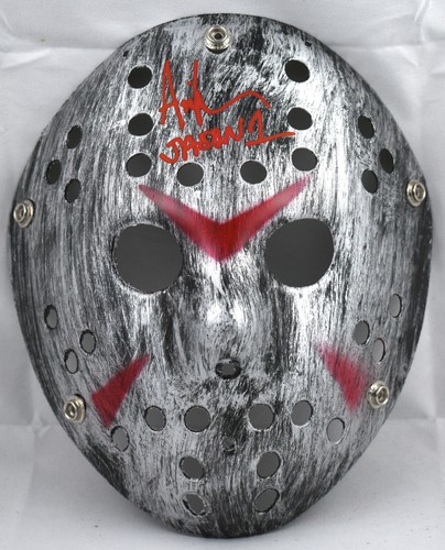 Ari Lehman Signed Friday The 13th Silver Jason Mask w/Jason 1-Beckett W ...