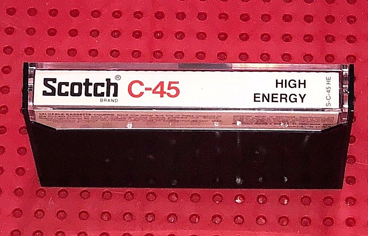 SCOTCH HIGH ENERGY C-45 BLANK CASSETTE TAPE (1) (SEALED) | eBay