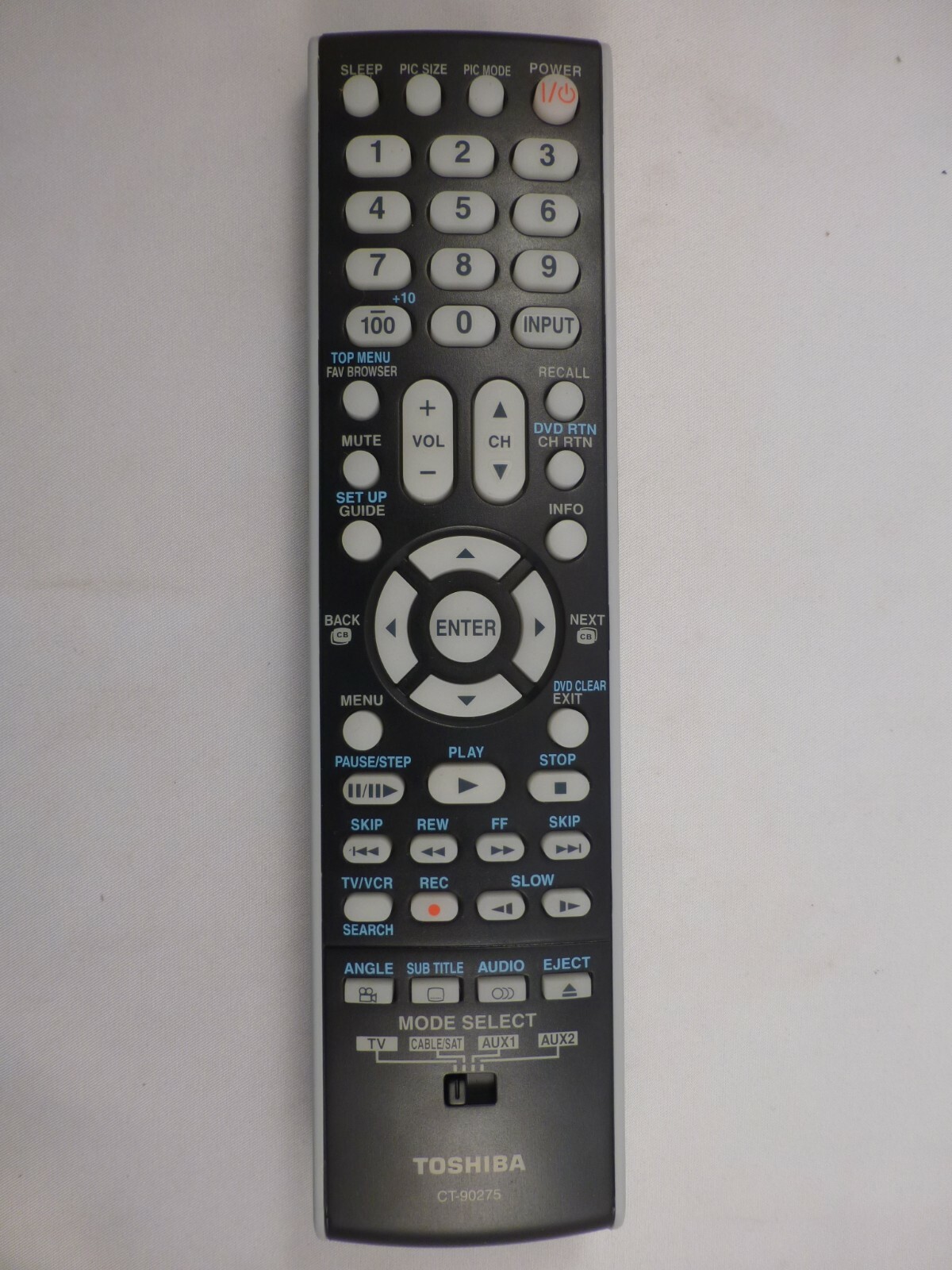 CT-90275 TOSHIBA OEM REPLACEMENT HDTV REMOTE CONTROL PN: 75005729 | eBay