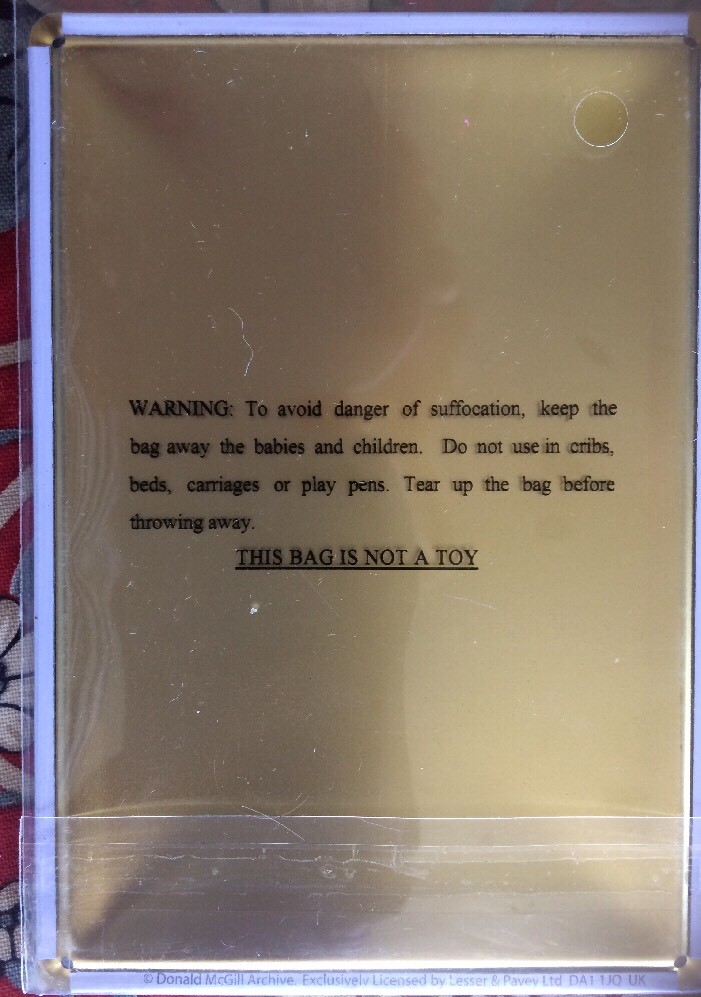 Donald McGill Saucy Seaside Tin Postcard Comical Wall Plaque Wedding ...