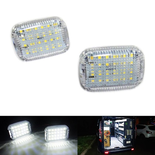 2x Interior LED Dome Light Load Cargo Area White For 14-23 Ford Transit ...