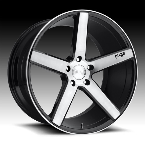 Niche M124 Milan Brushed Black 19x8.5 5x4.5 35mm (M124198565+35) | eBay