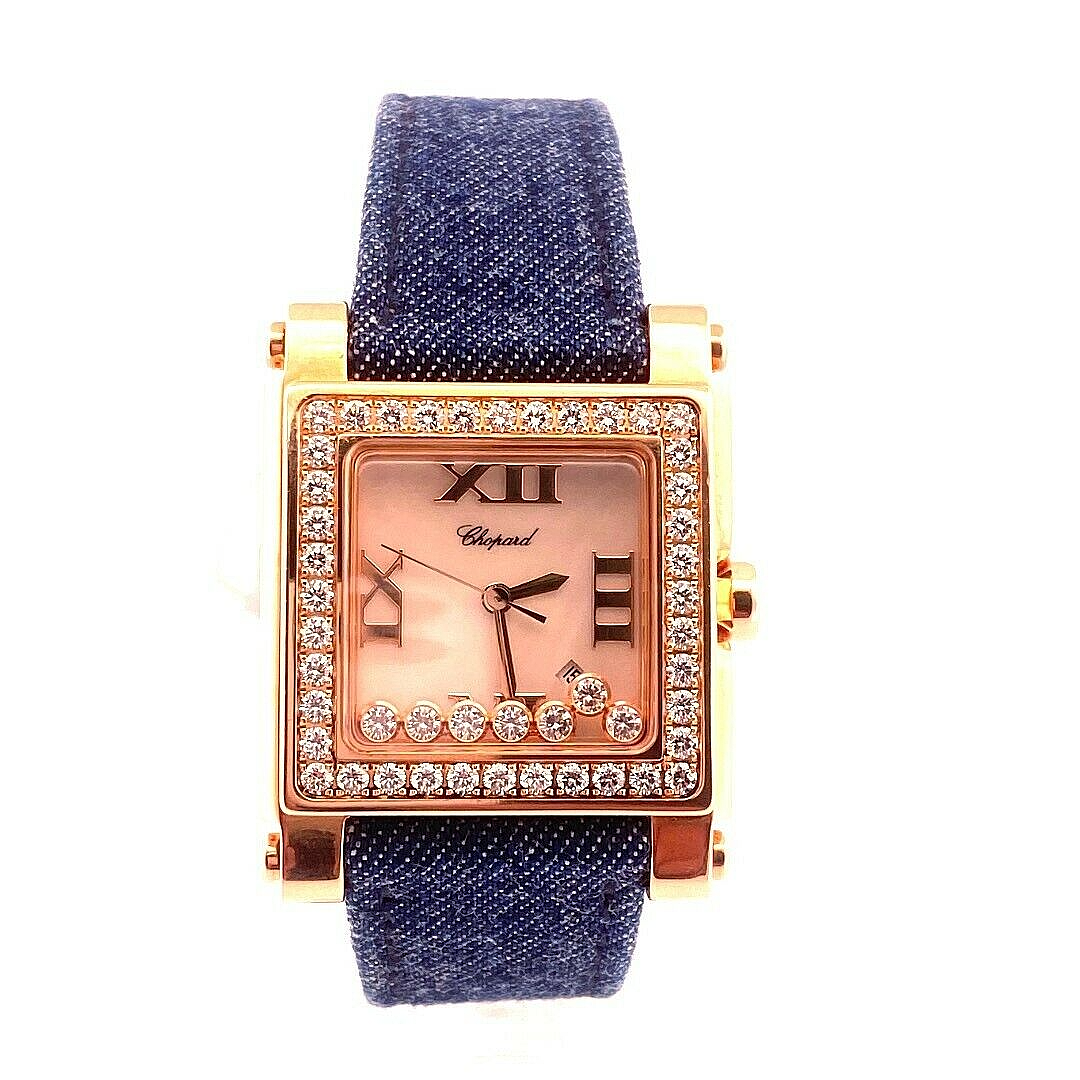 Chopard Happy Sport Pink Women's Watch - 27/5321 for sale online | eBay