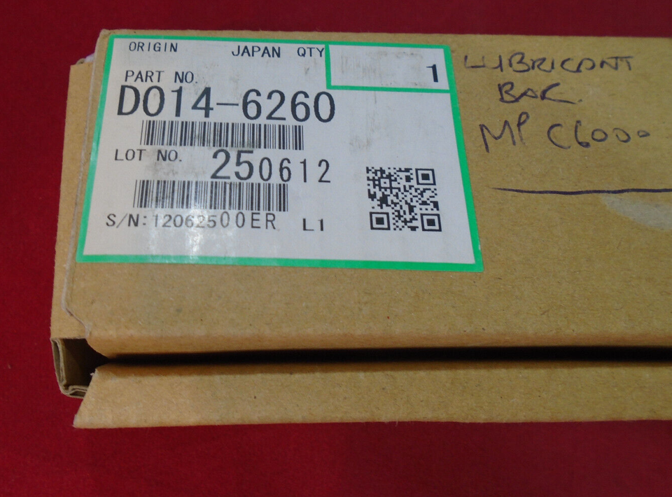 Ricoh Imprimante / Photocopieur MPC6000/7500 Pièce ° D014-6260 Transfert Coating | eBay