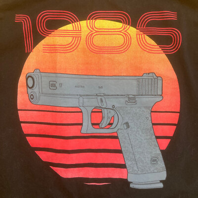 GLOCK 1986 tank top XL 9mm 17 9x19mm perfection austria semi-automatic ...