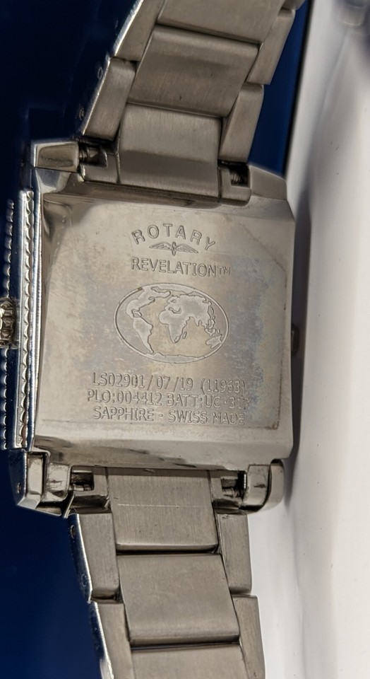 Rotary Revelation Two-Sided Reversible Wristwatch ref. 11963 | eBay