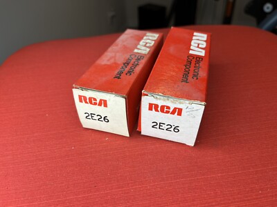 NOS Pair RCA 2E26 Tubes (BoxA) | eBay