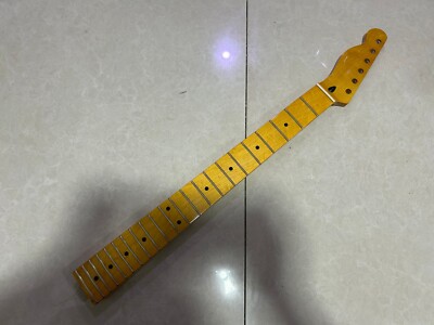 Left hand yellow Maple Guitar neck Maple Fretboard 22 Fret TL style 25. ...