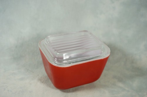 Vintage Pyrex Primary Red 501B 1½ Cup Refrigerator Dish + Lid - EXC+ | eBay