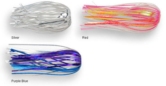 5 SilaFlash Trolling Skirts Live Bait,Sea Witch,Ballyhoo Rigs Fishing ...