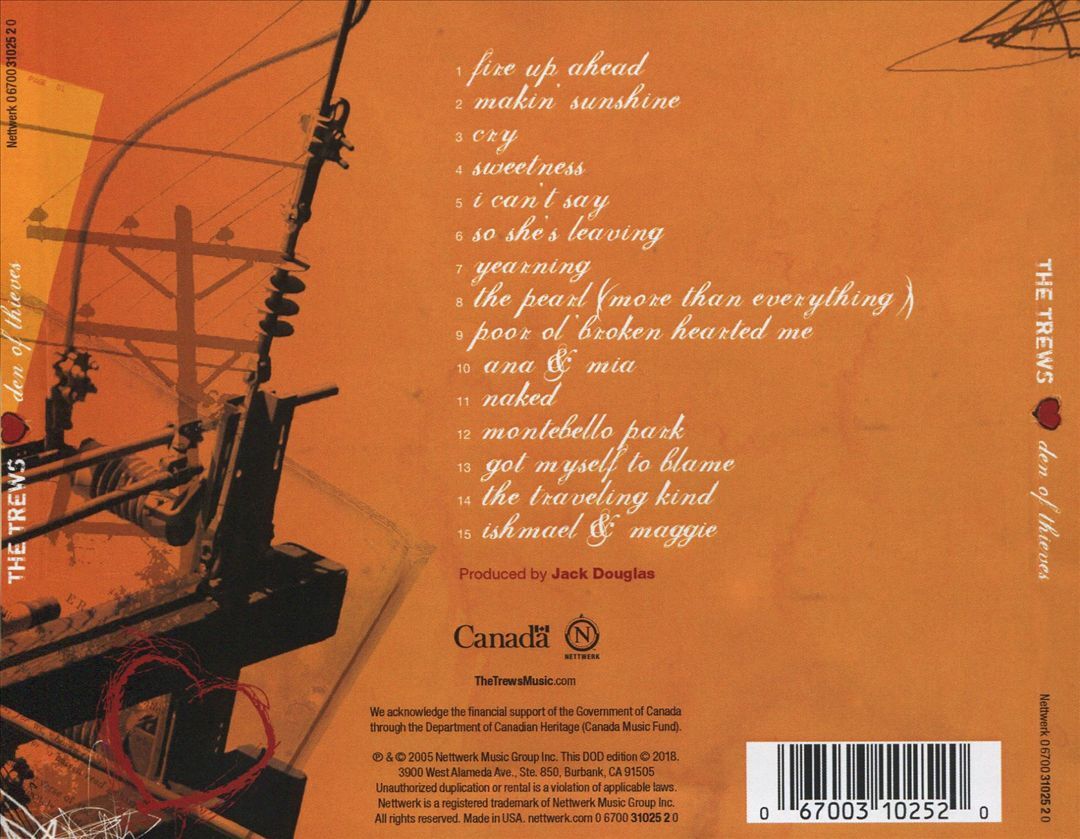 THE TREWS - DEN OF THIEVES NEW CD 67003102520| eBay