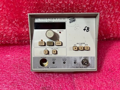 HP Agilent 83592C RF Plug-In ''Panel only'' | eBay