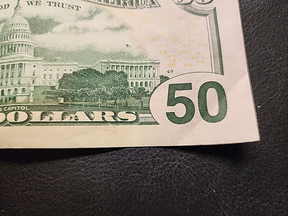 Rare Serial Numbers with 666 at the end $50 Dollar Bill Rare Notes ...