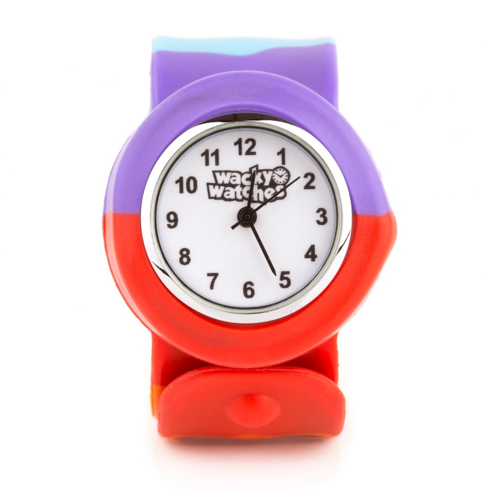 Watch Analogue Childrens Unisex Silicone Rubber Slap Wrist Pop Boys ...