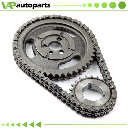 HD Double Roller Timing Chain Set for Chevrolet SBC 283 305 327 350 383 ...