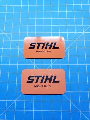 Vinyl Sticker for Stihl/Farmertec Stihl Made in U.S.A. Plate "Full ...