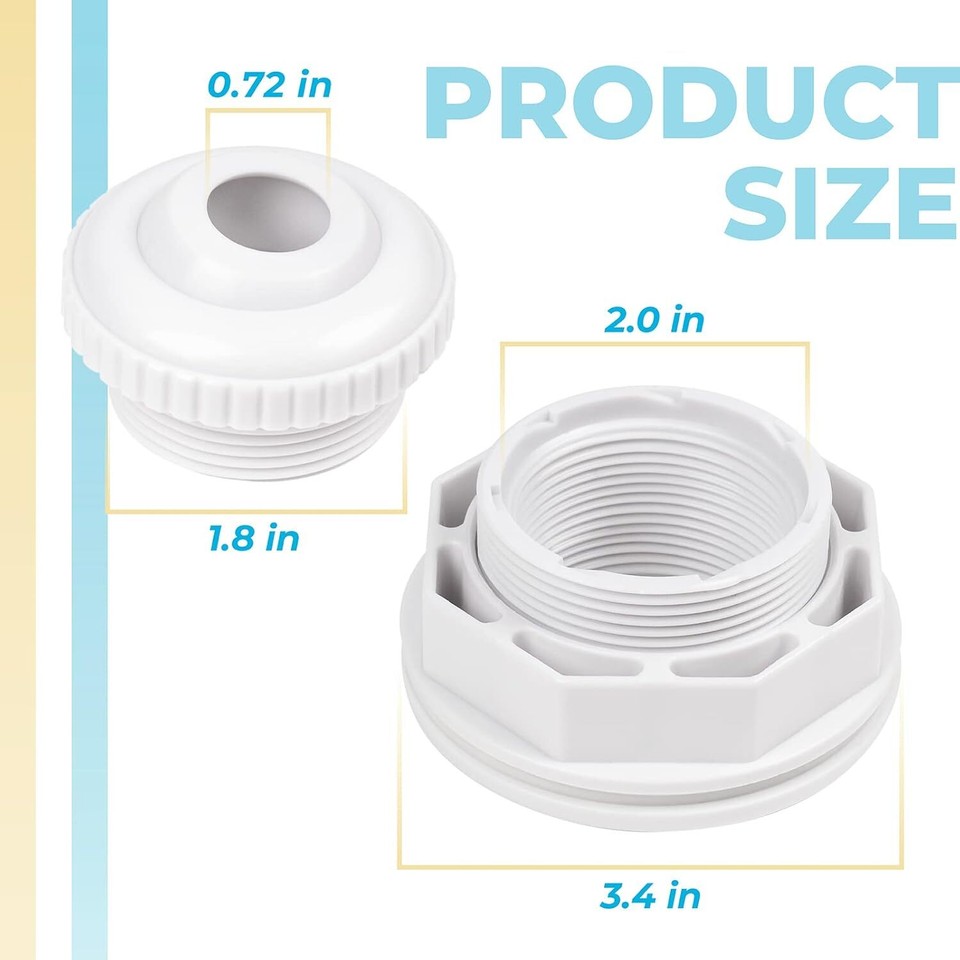 Replacement Hayward above Ground Pool SP1023 1-1/2" FIP Inlet Return ...