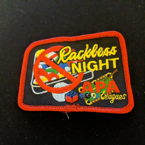 Vtg American Poolplayers Association APA Leagues Rackless Nights ...