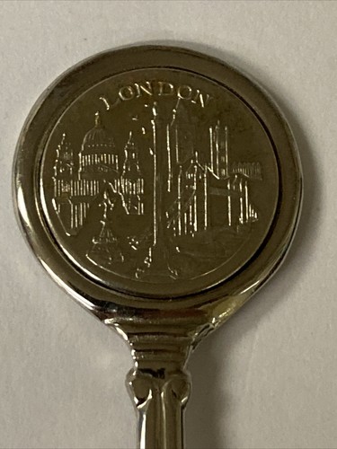Vtg Souvenir Spoon Collectible London Coin England | eBay