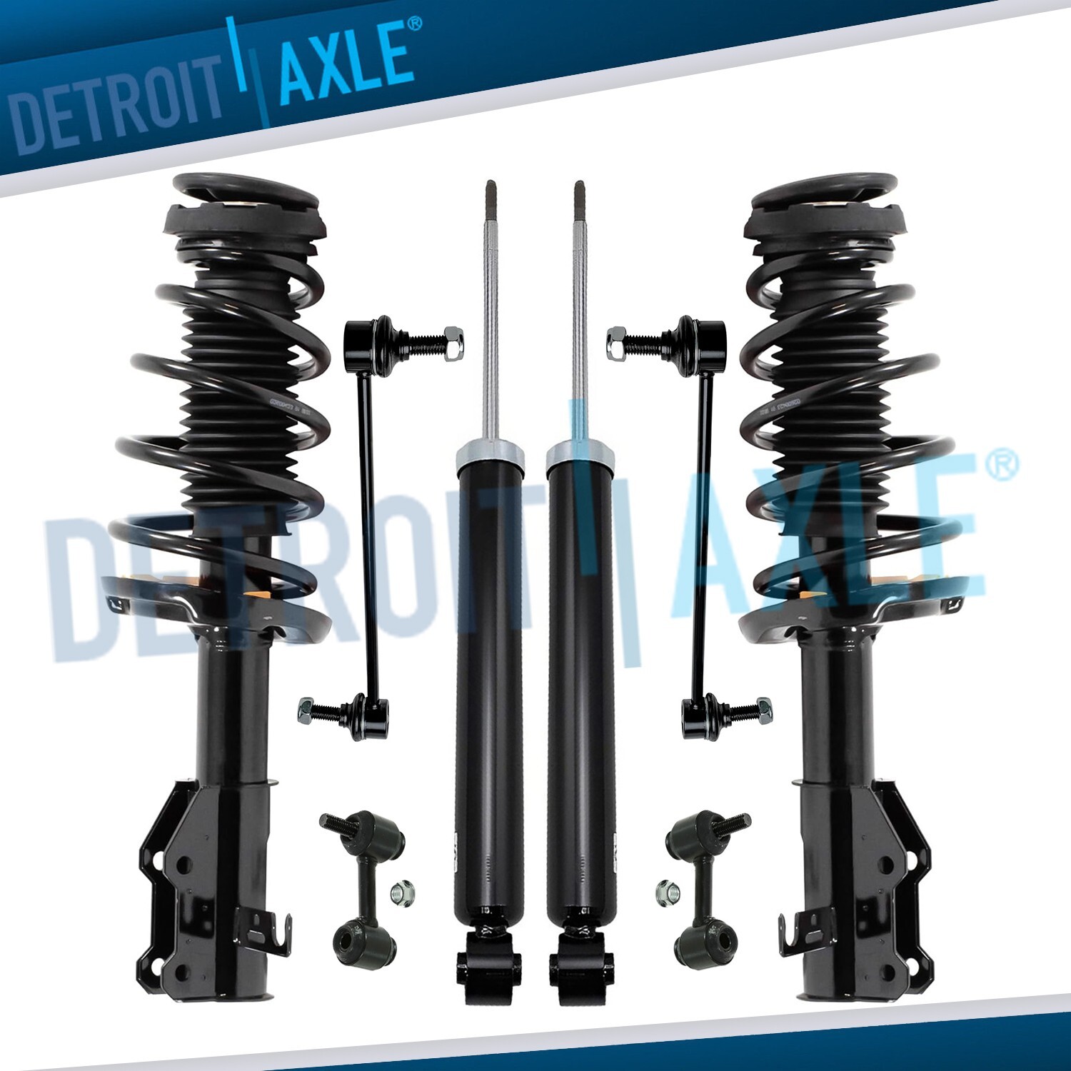 Front Struts Coil Spring Rear Shocks Sway Bars for 2014 - 2019 ...