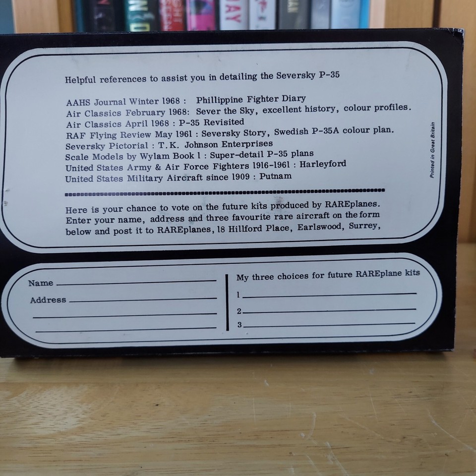 RAREplanes 1:72 Vacuform Model Aircraft Kits Circa 1970s, $19.99 EACH ...