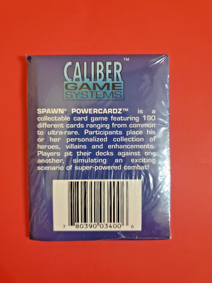 1995 Todd McFarlane SPAWN POWER CARDZ Power Booster Factory Sealed Pack ...