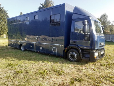 2011 11 IVECO EUROCARGO 120E22 HORSEBOX EX POLICE 64000 MILES ONLY PLUS ...