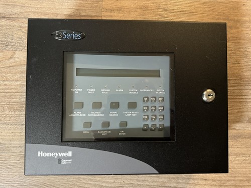 Gamewell FCI LCD-E3 Fire Alarm Annunciator & Backbox - 30 DAY WARRANTY ...