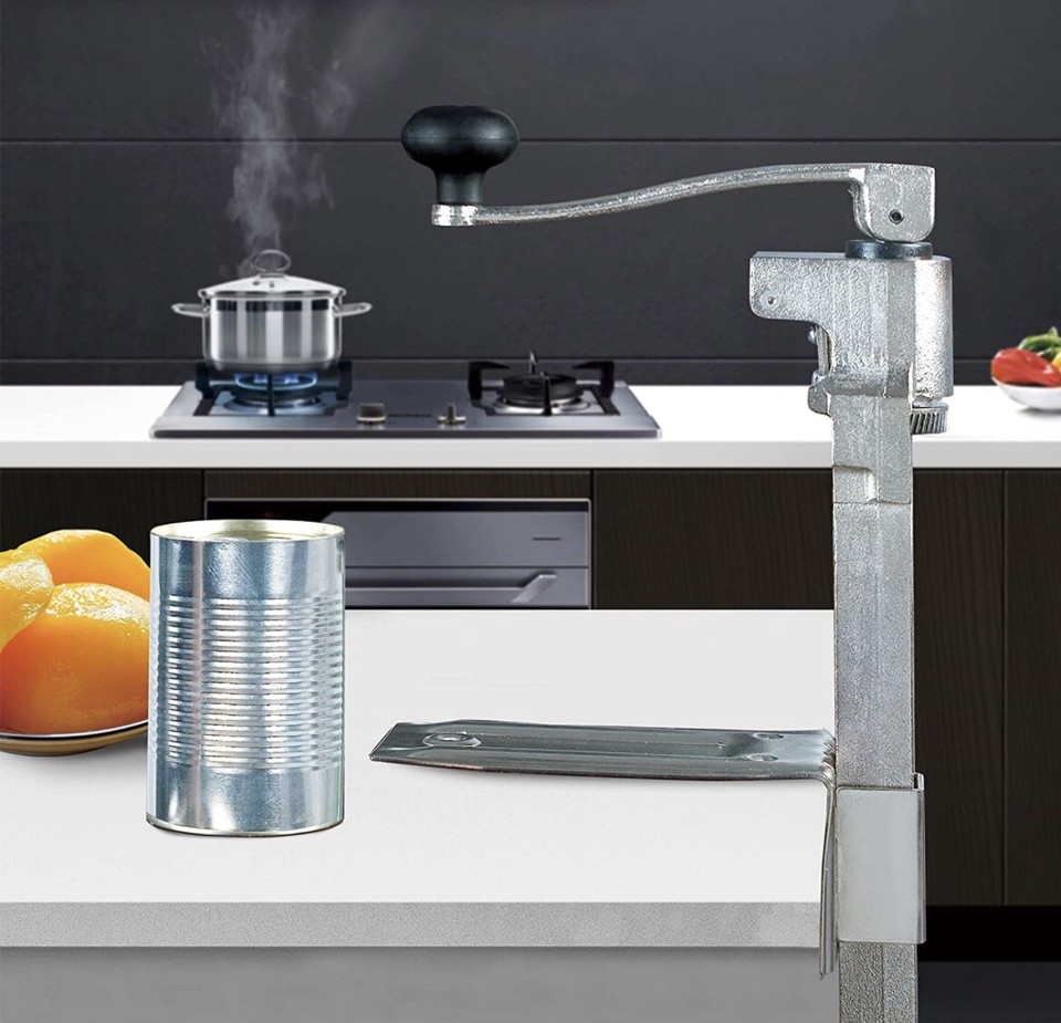 Commercial Food Can Opener Manual Bench Top Rotary Can Opener ...