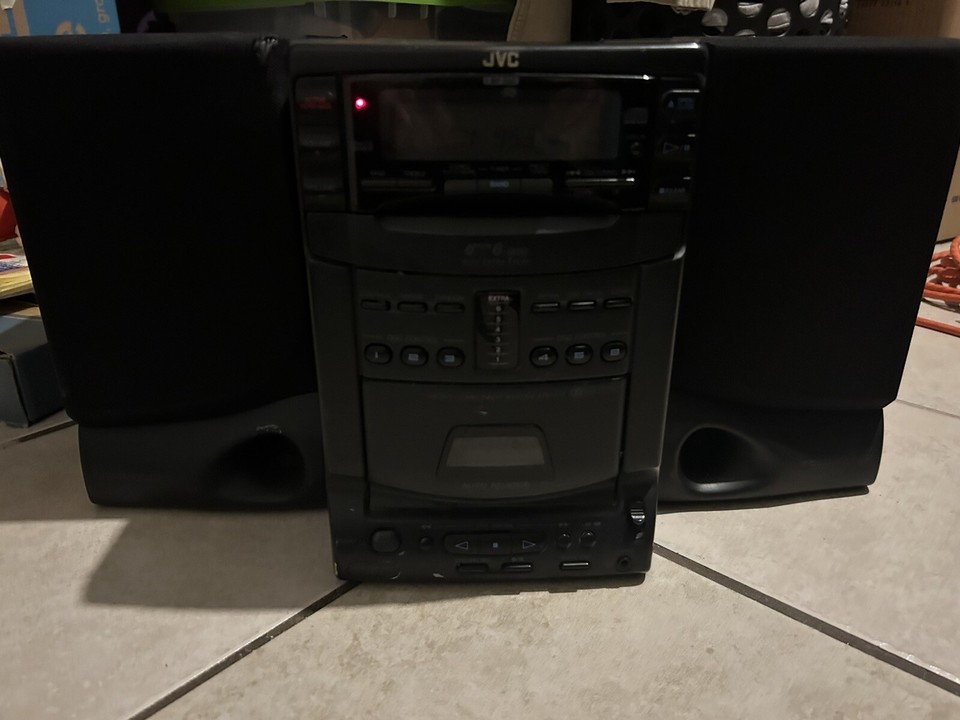 Vintage JVC UX-C7 Micro Component Only Radio And Tape Player Work Not ...