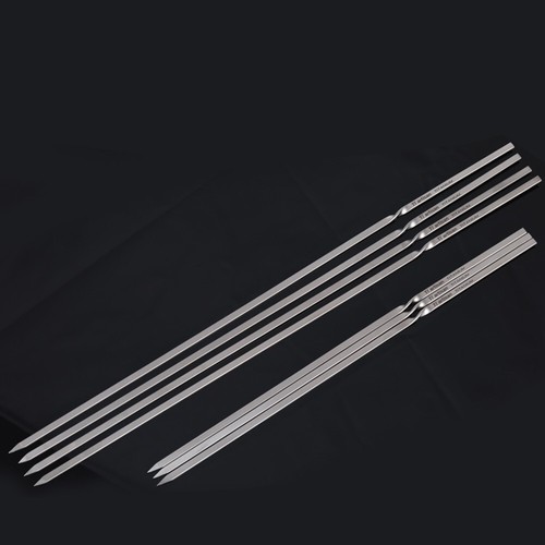 Set of 5 Durable Kabob Sticks for BBQ Grilling and Outdoor Cooking | eBay